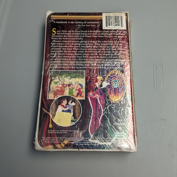 Disney | Media | Vintage Disneys Snow White Unopened Vhs | Poshmark
